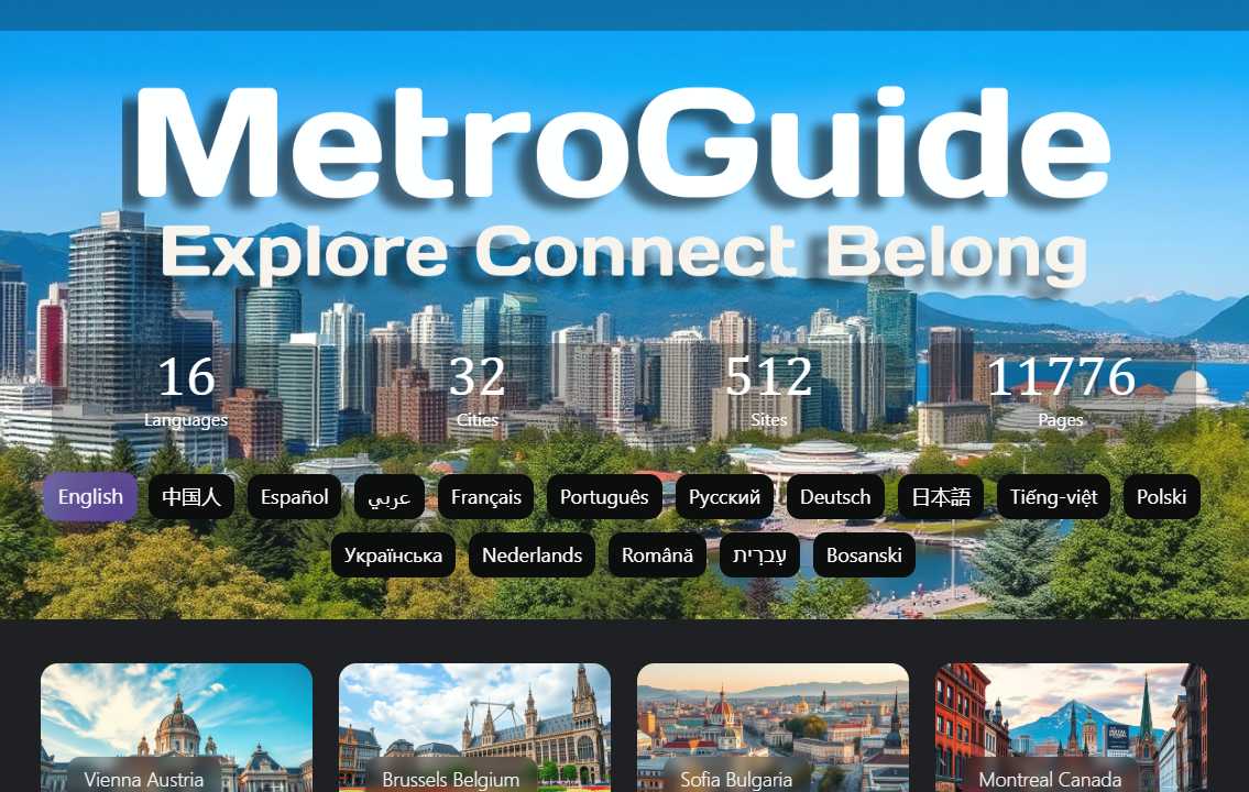 Metro Guide - Your ultimate local handbook